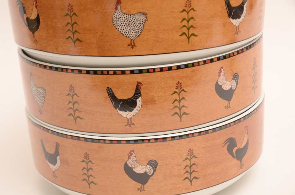 Warren Kimble Rooster Tableware Collection | EBTH