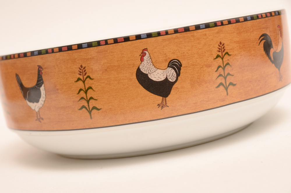 Warren Kimble Rooster Tableware Collection | EBTH