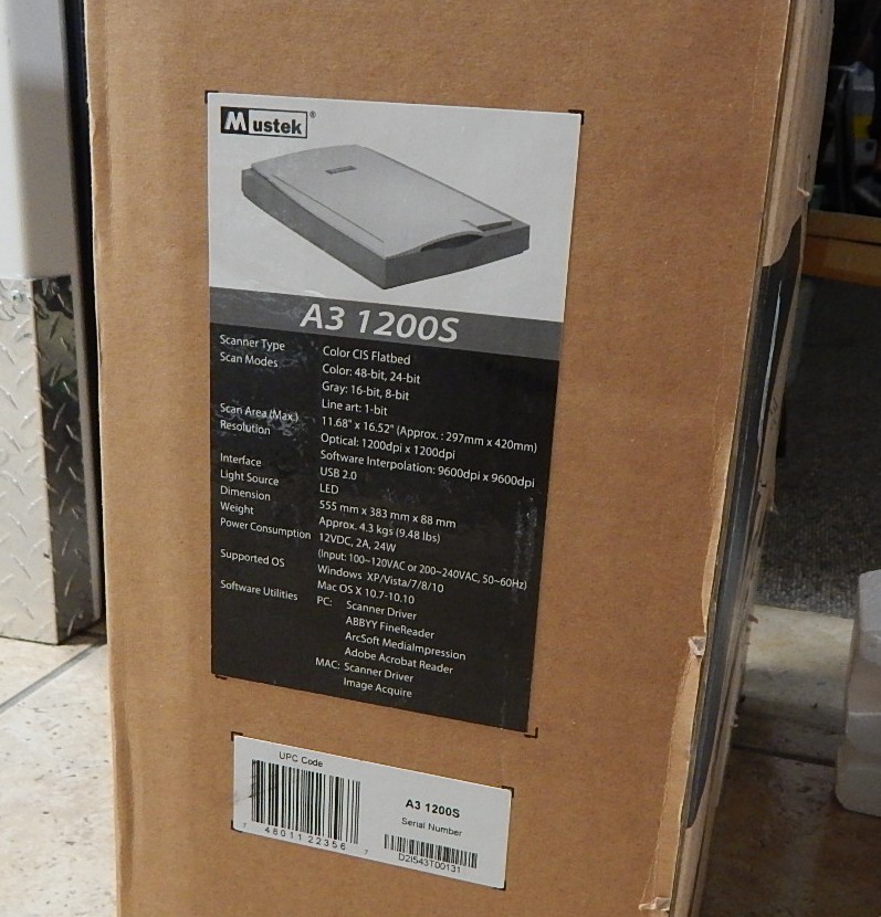 Mustek A3 Series Flatbed Scanner | EBTH