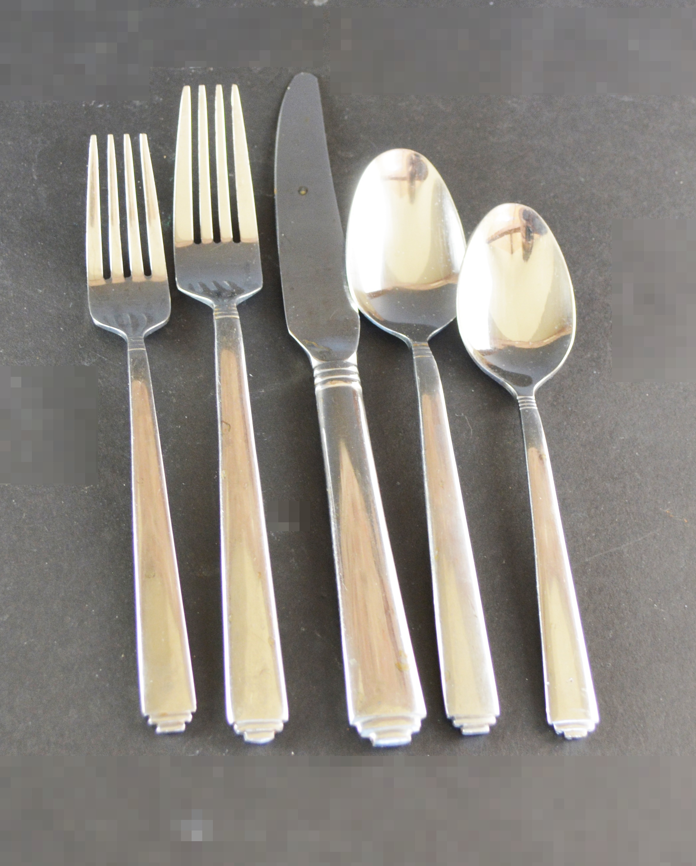 Stainless China Flatware, Set of Twelve | EBTH