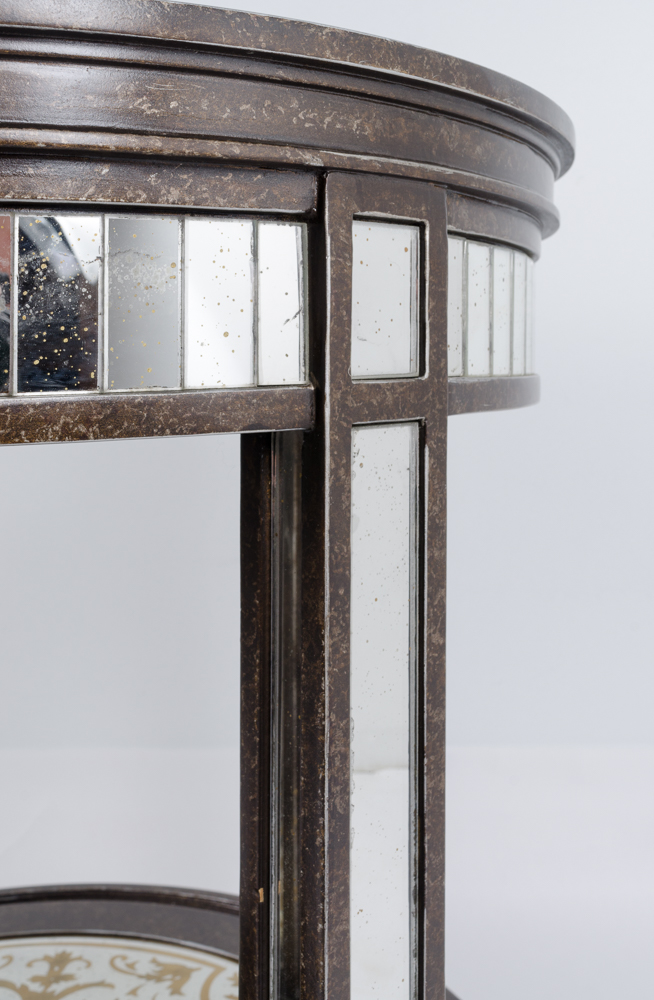 Mirrored Round Side Tables | EBTH