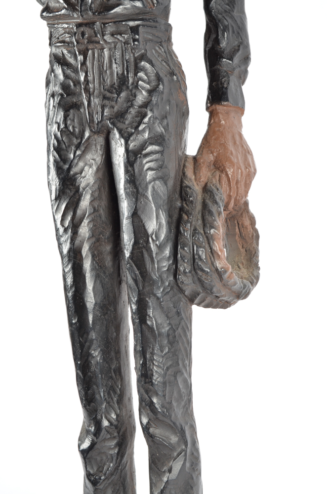 Cast Metal Cowboy Sculpture | EBTH