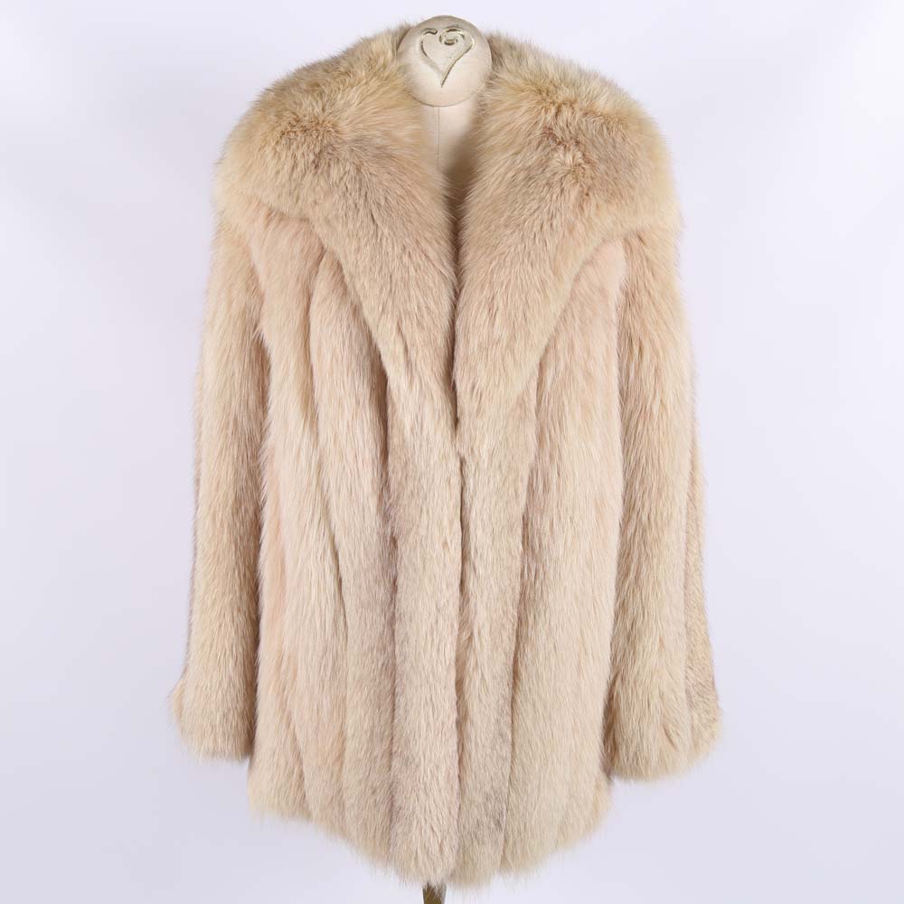 Vintage Stanley Rich Fox Fur Jacket | EBTH