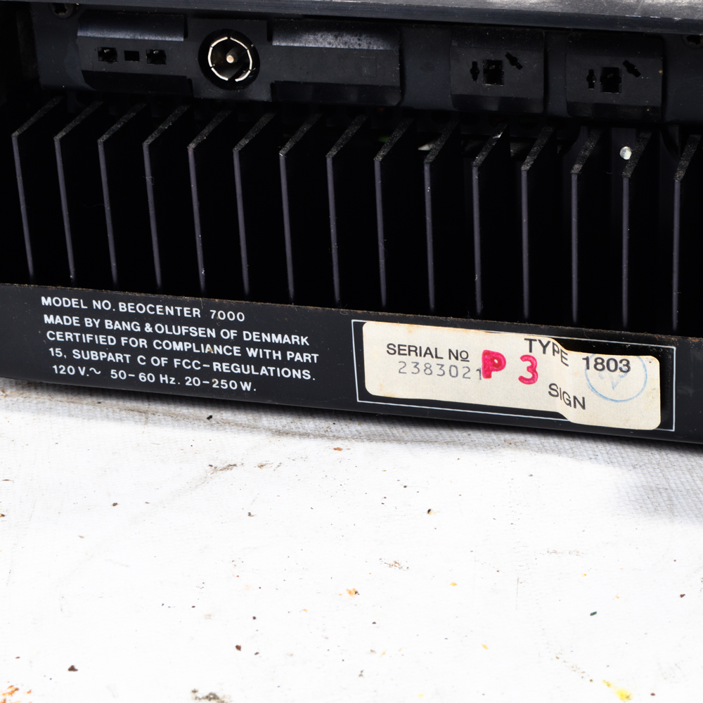 1980s Bang & Olufsen Beocenter 7000 Stereo | EBTH