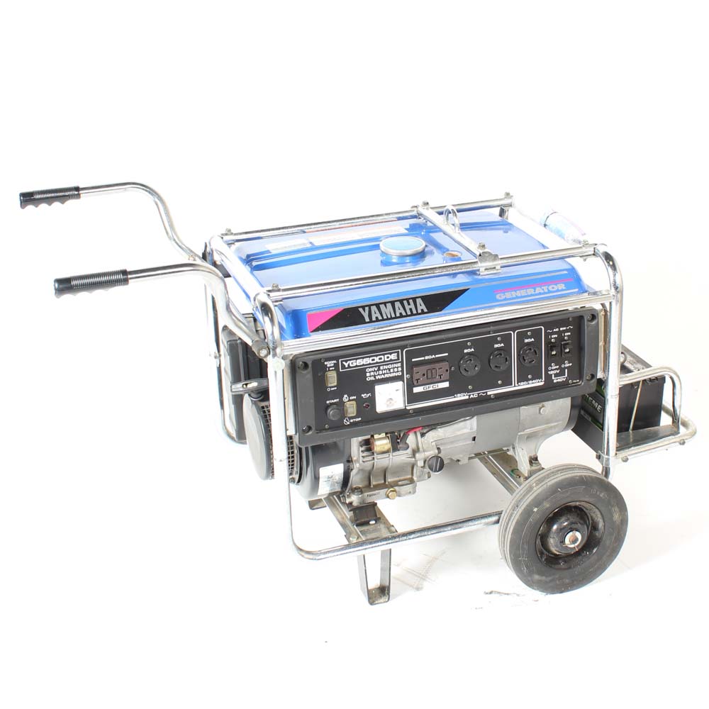 Yamaha YG6600DE Gas Powered Generator | EBTH