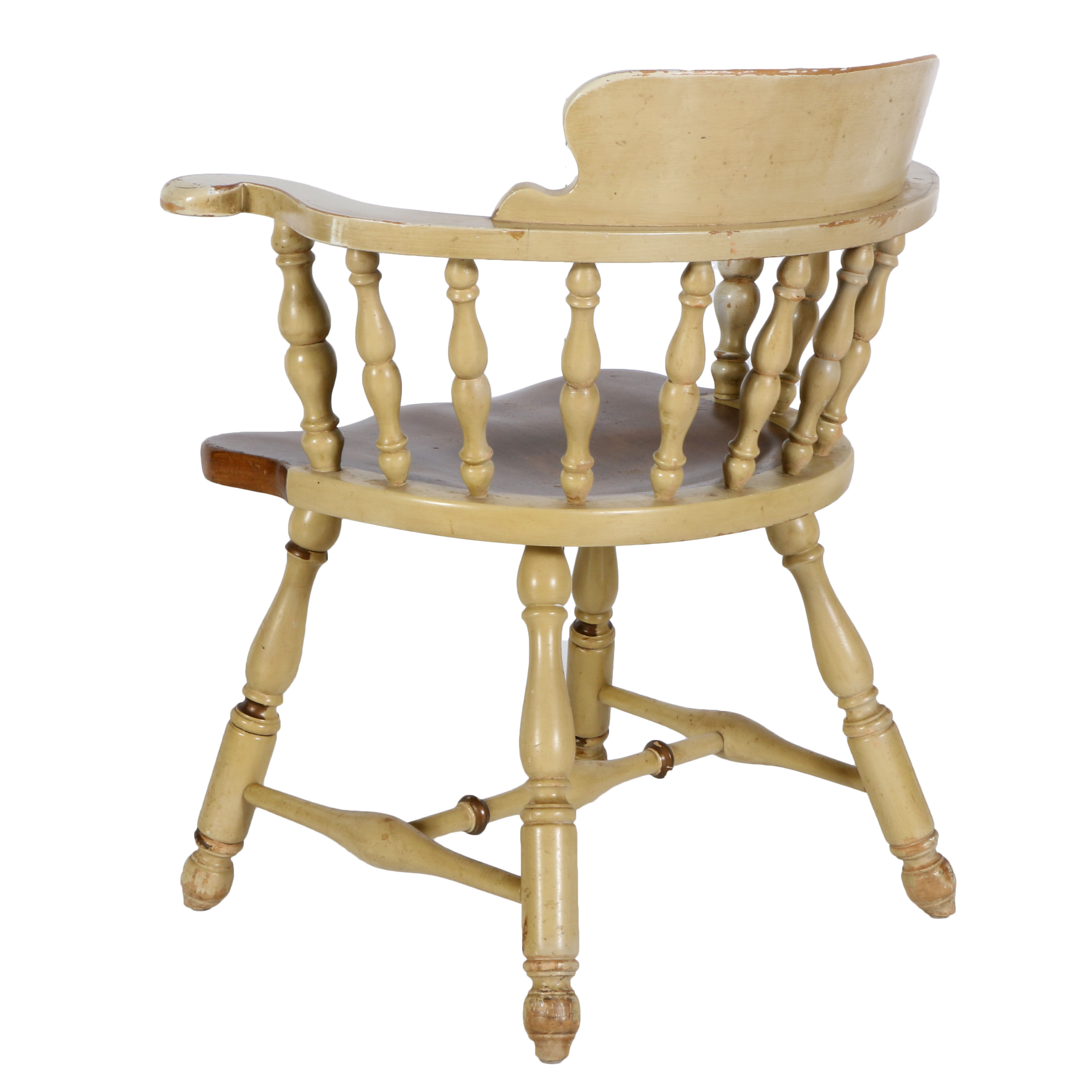 Set of Colonial Revival Barrel Back Chairs | EBTH