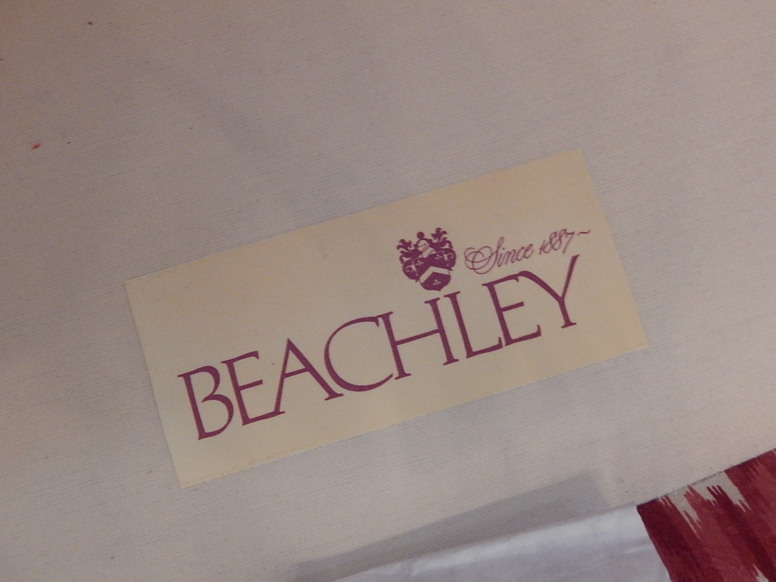 Beachley Furniture Company Arm Chair and Matching Ottoman | EBTH