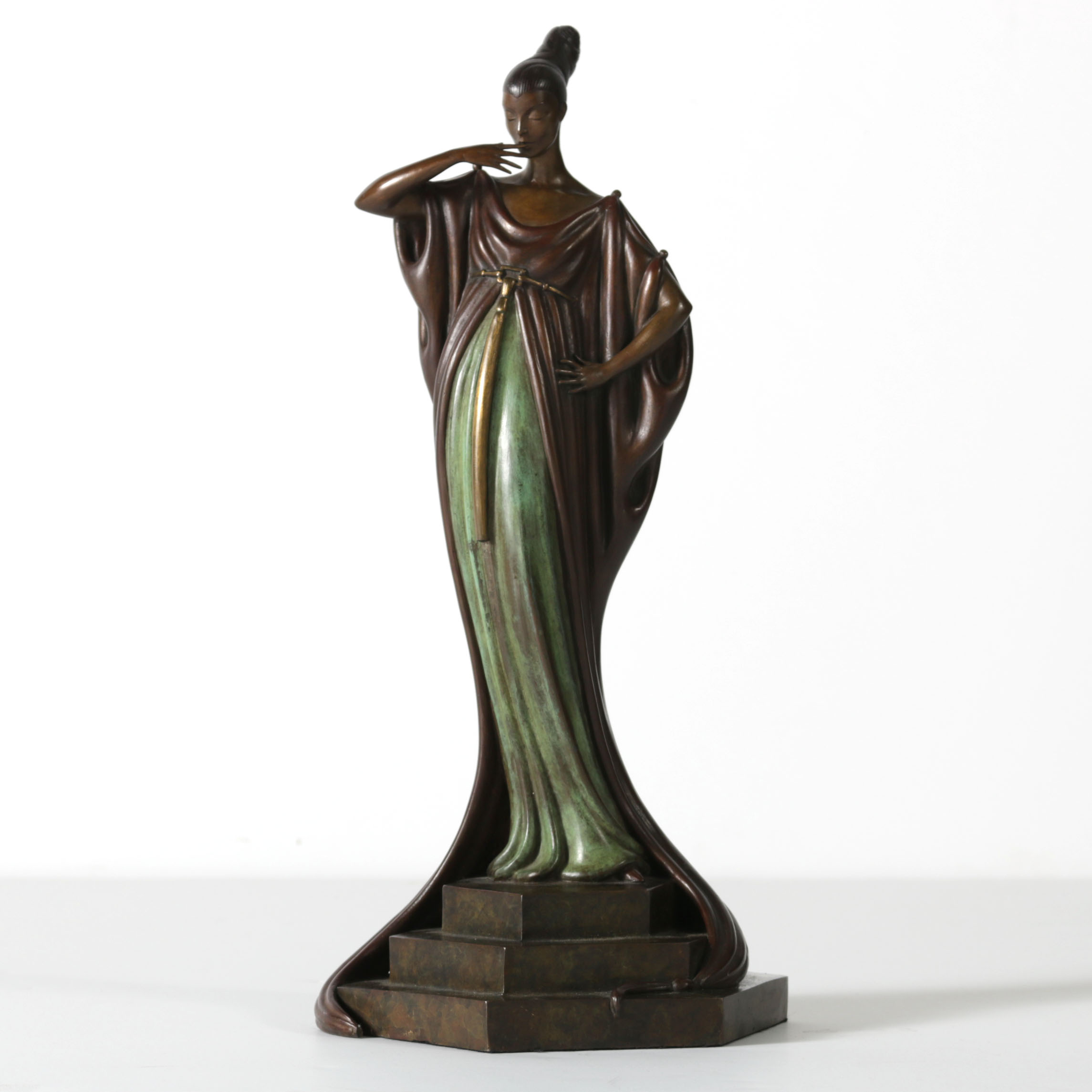 Erte Artist Proof Bronze Sculpture "An Evening in 1922" | EBTH