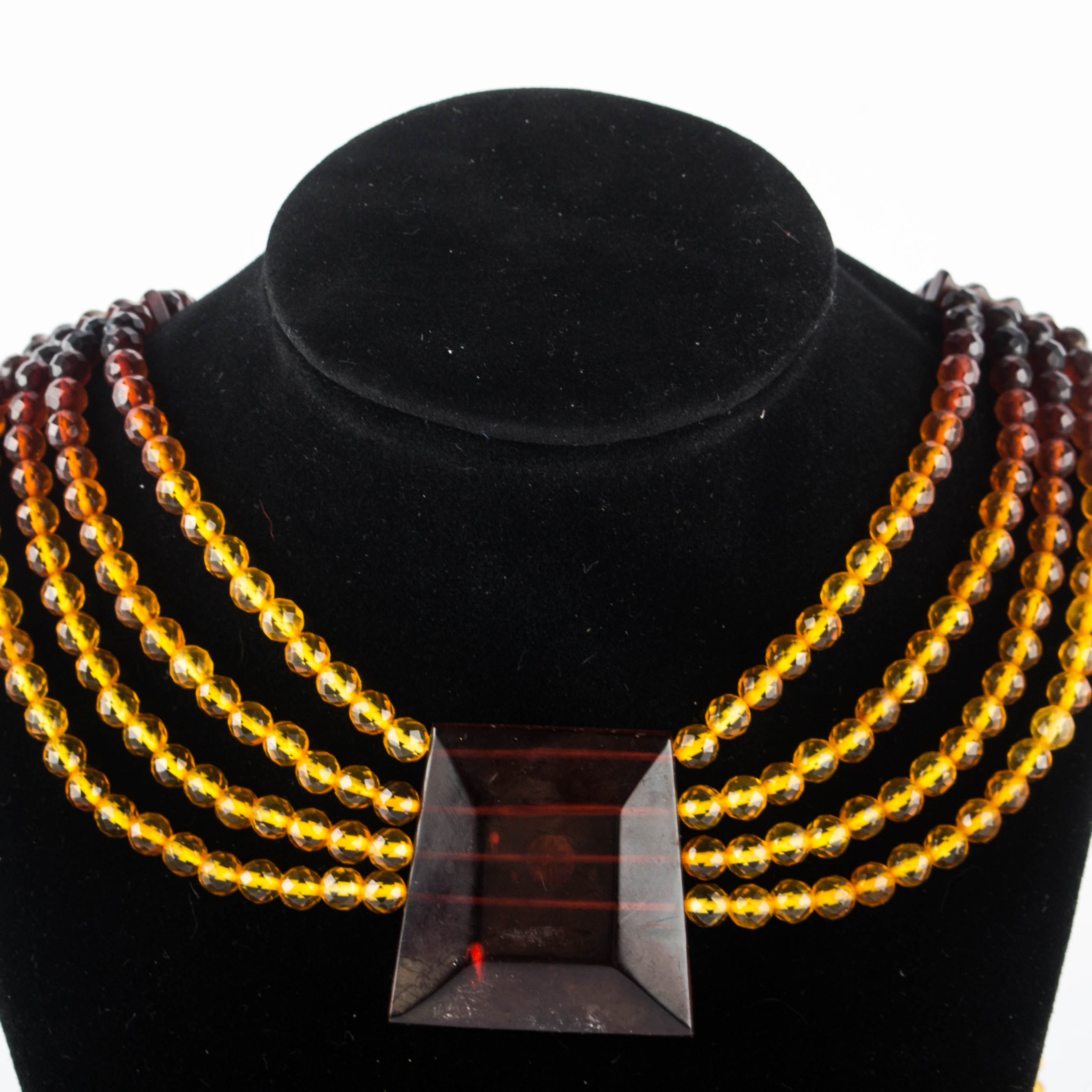 Natural Amber Bead Necklace | EBTH