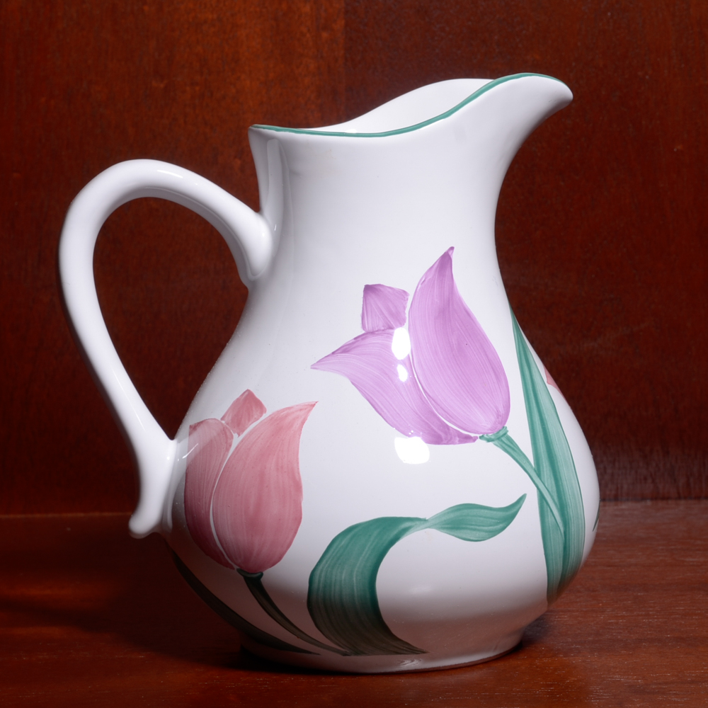 Herend Village Pottery Tulip Pitcher | EBTH