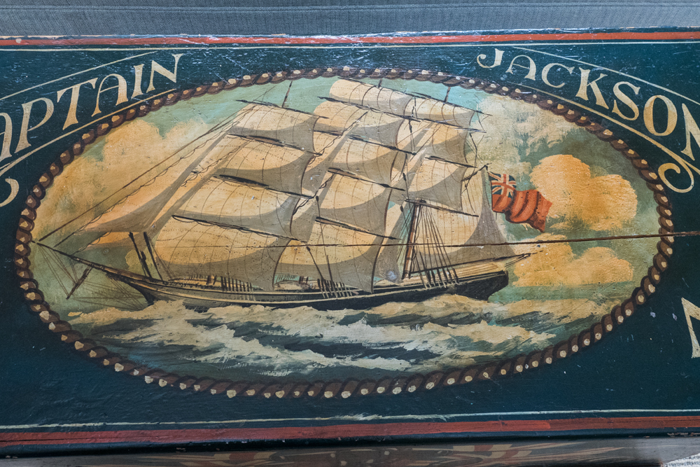 Hand-painted Nautical Trunk | EBTH