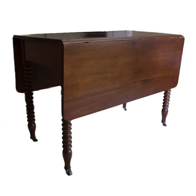 Vintage Walnut Drop Leaf Table | EBTH