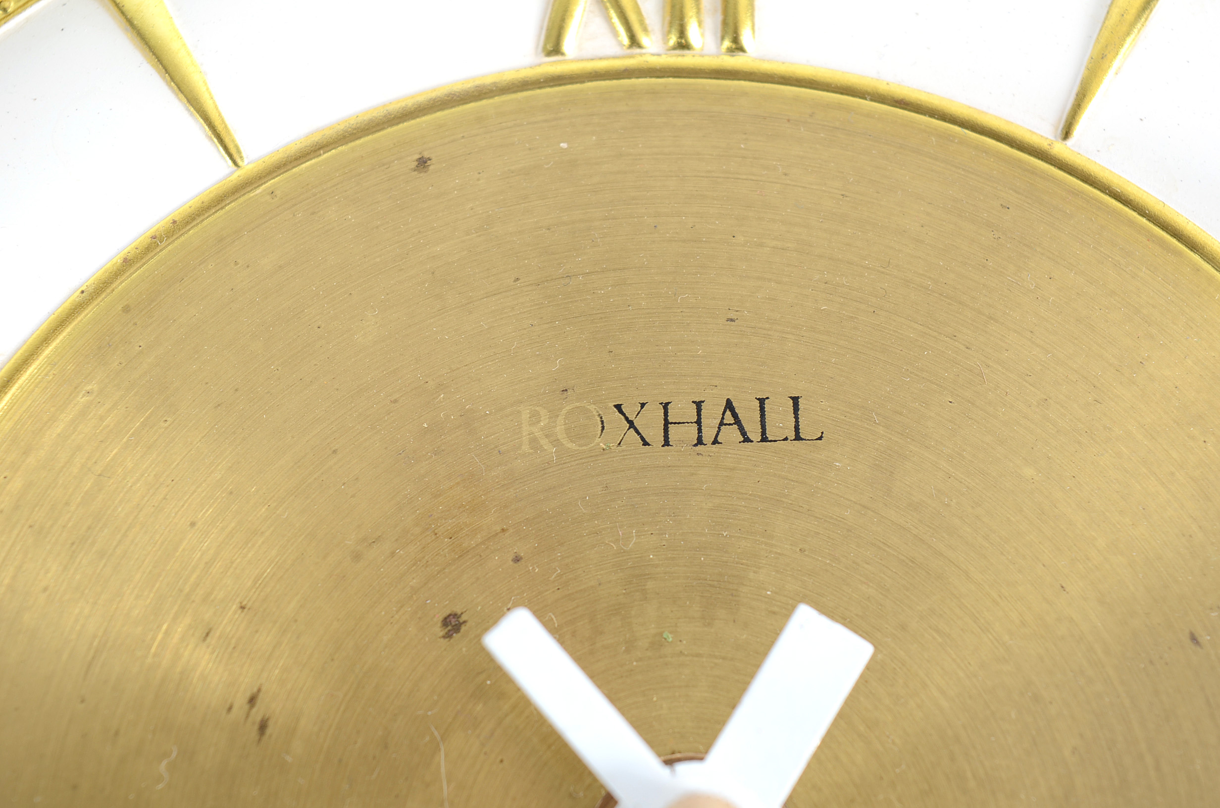 Roxhall Eight Day Brass Starburst Wall Clock | EBTH