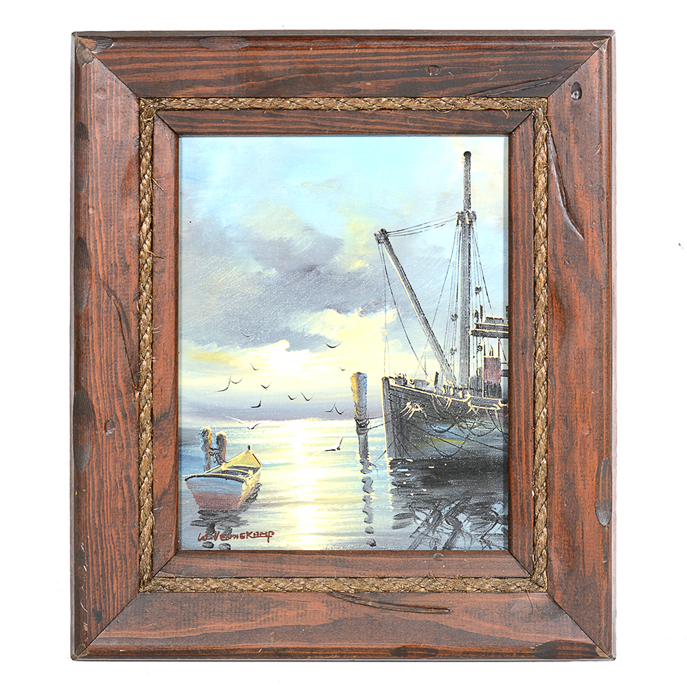 W. Vennekamp Signed Oil Painting | EBTH
