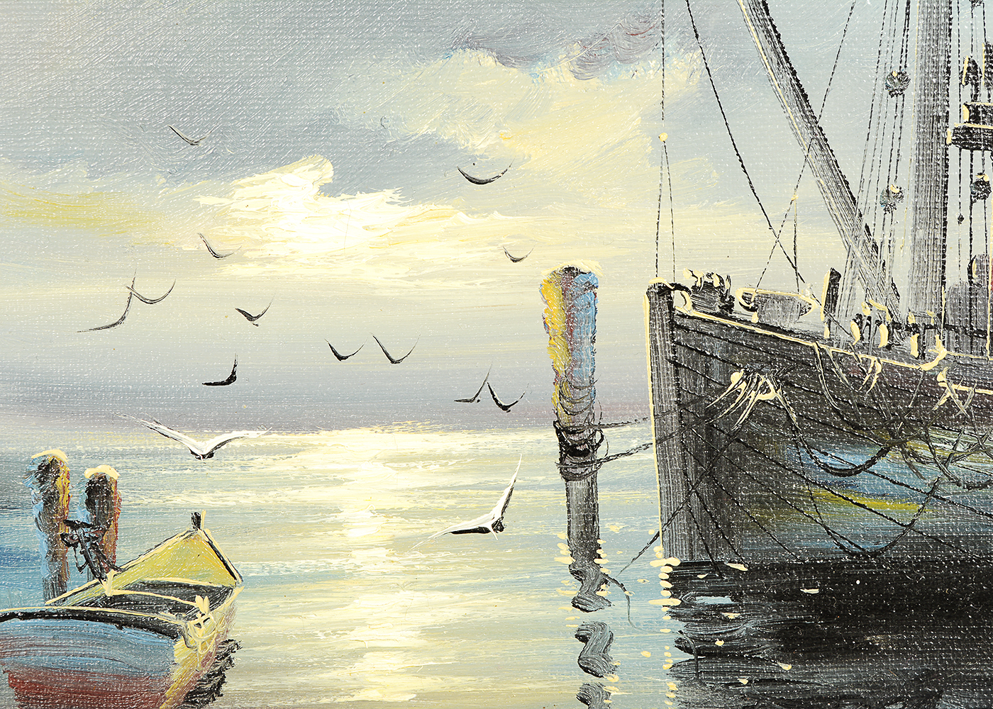 W. Vennekamp Signed Oil Painting | EBTH