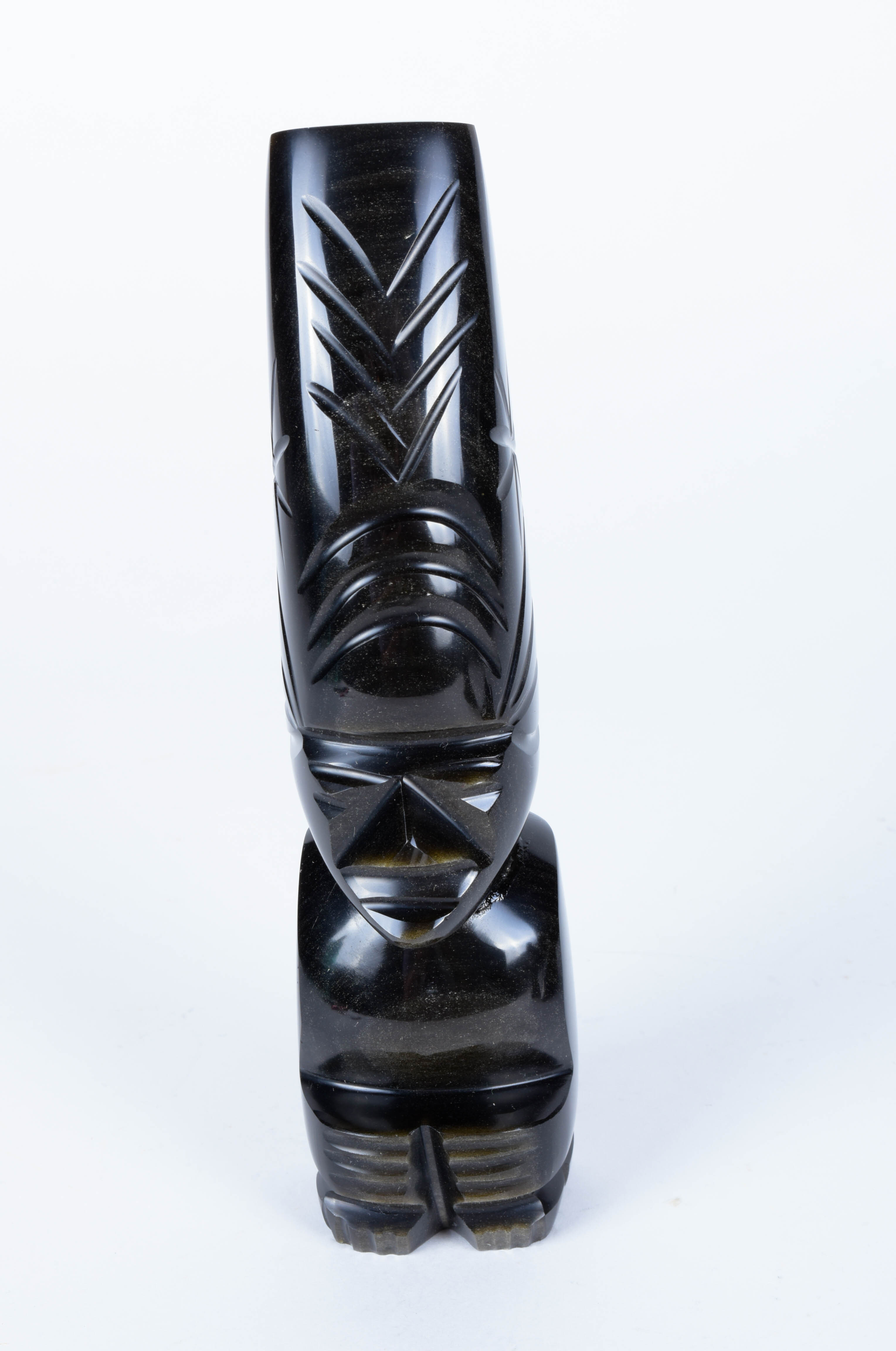 Three Carved Obsidian Sculptures | EBTH