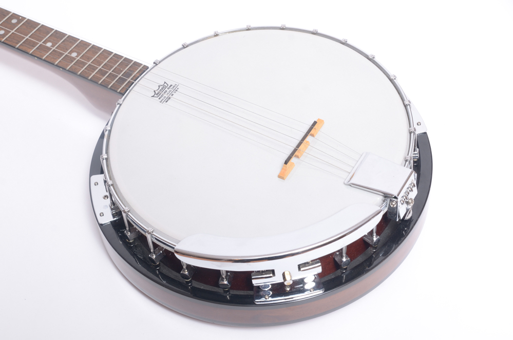 Aida Banjo with Remo Weather King Head in Case | EBTH