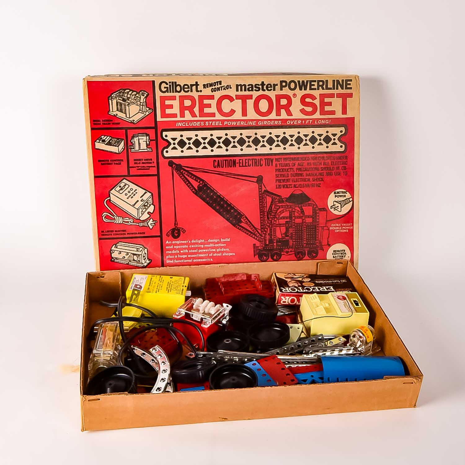 Gilbert Master Powerline Erector Remote Control Model Toy Set | EBTH