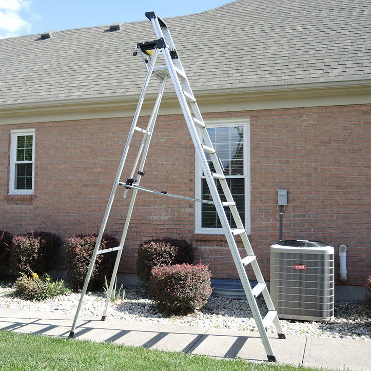 Cosco Aluminum 12 Foot Step Ladder EBTH Cosco Aluminum 12 Foot Step Ladder EBTH