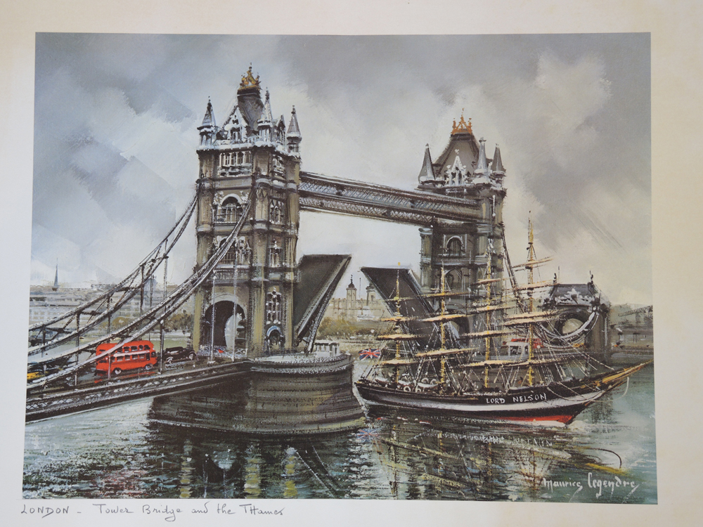 Two Maurice Legendre Prints of London Landmarks | EBTH