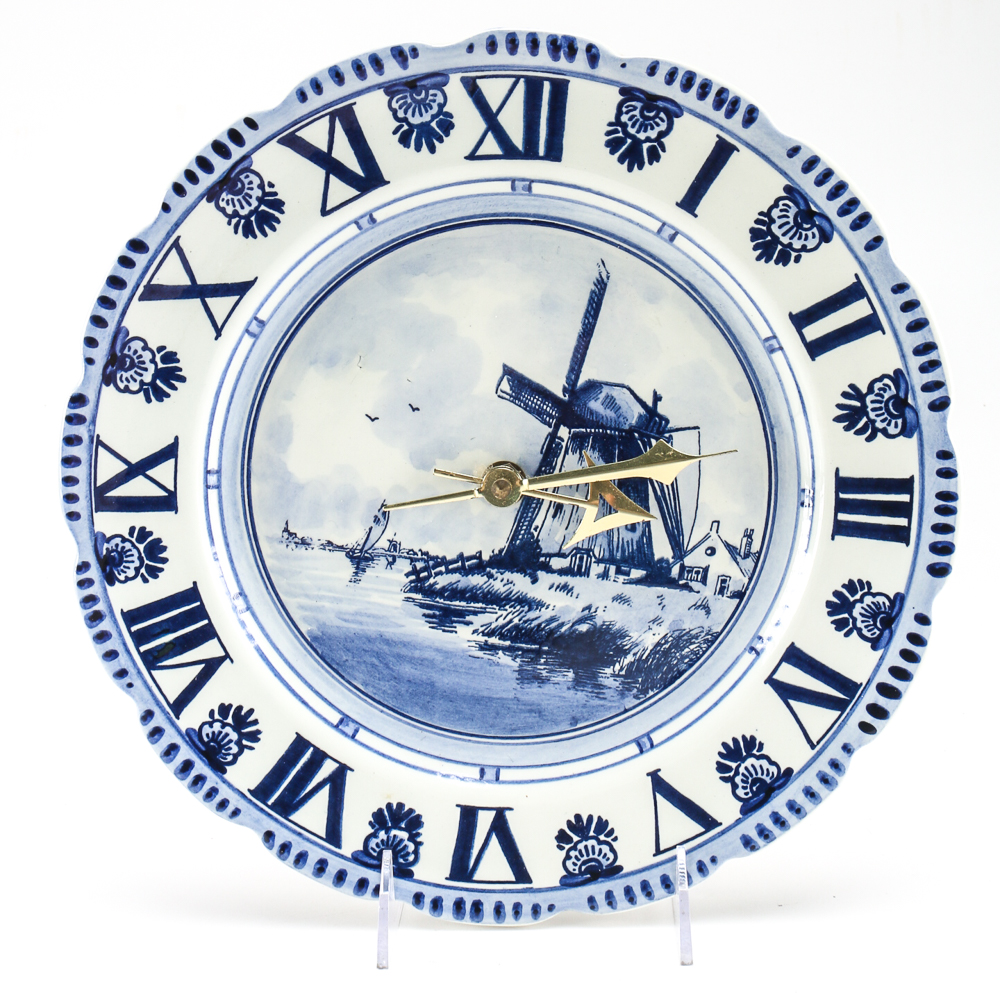 Delfts Wind Mill Clock | EBTH
