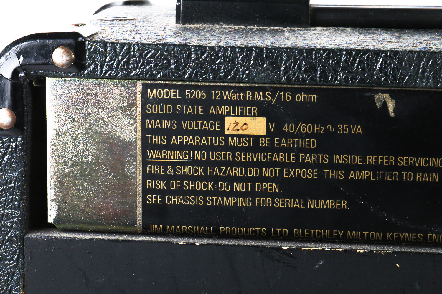 1980s Marshall 5205 Guitar Amplifier | EBTH