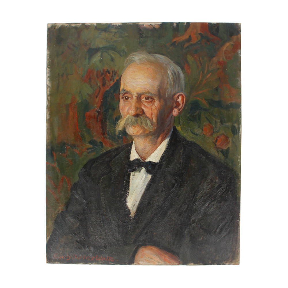 Emily B. Waite Portrait of Andrew Jackson Waite Oil on Canvas | EBTH
