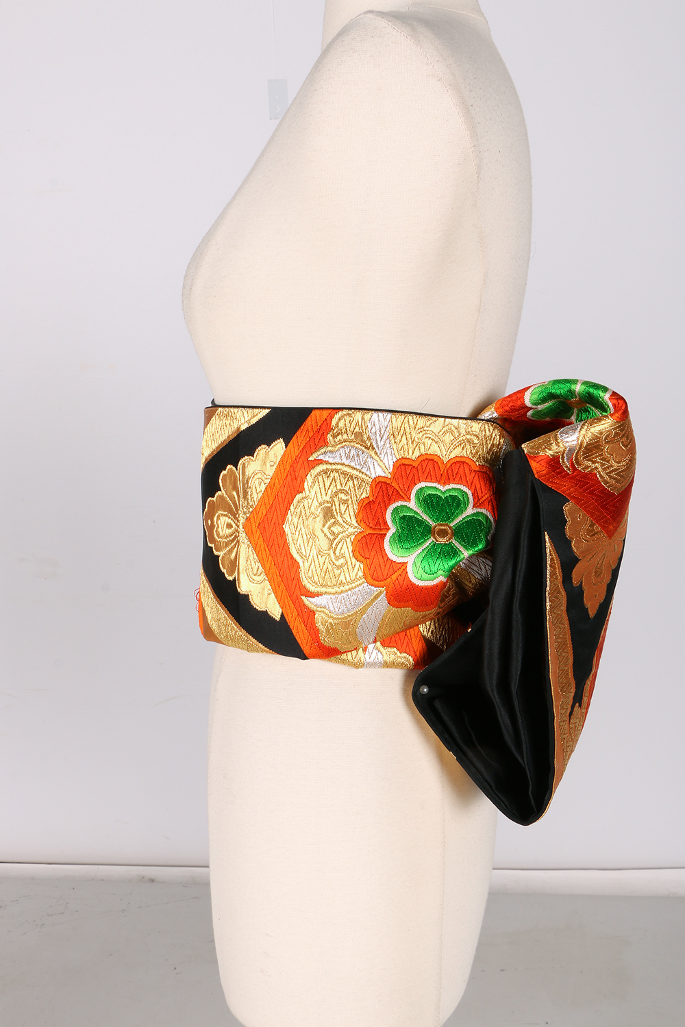 Three Japanese Obis with Metallic Threads | EBTH