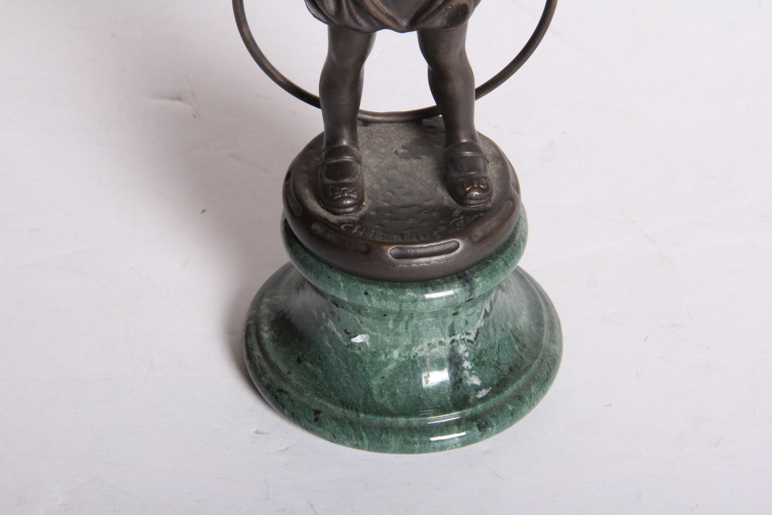 After Chiparus Bronze Sculpture of Girl with Hula Hoop | EBTH