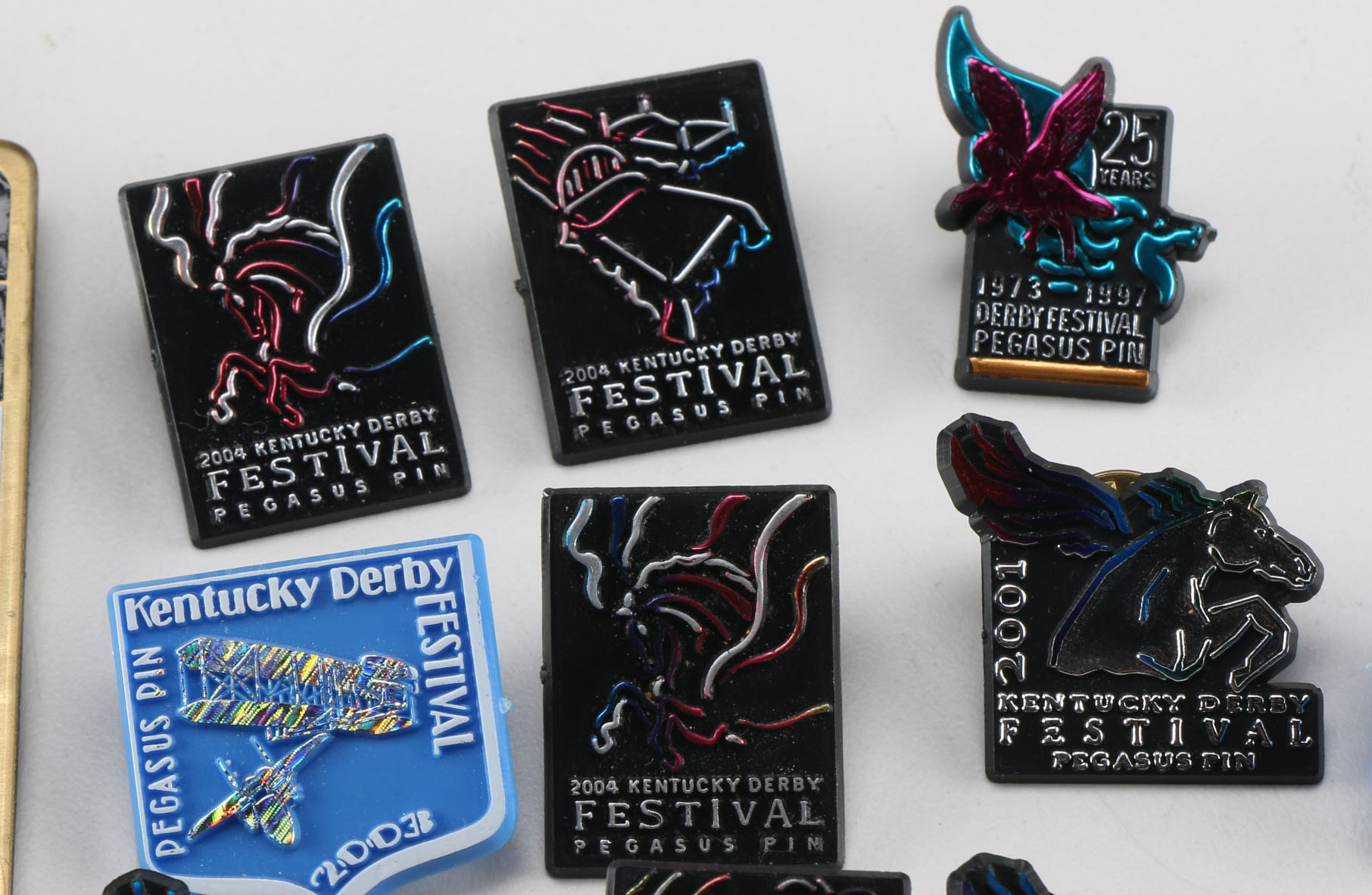 Collection of Kentucky Derby Pegasus Pins and Key Chain | EBTH