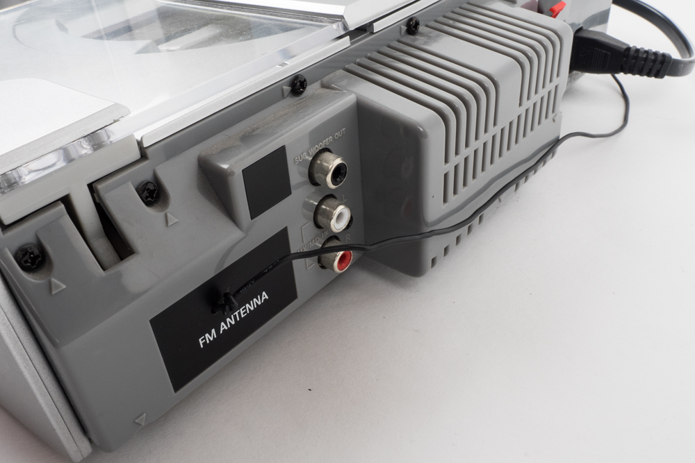 Sharper Image CD Player and Silver Tone Speakers | EBTH