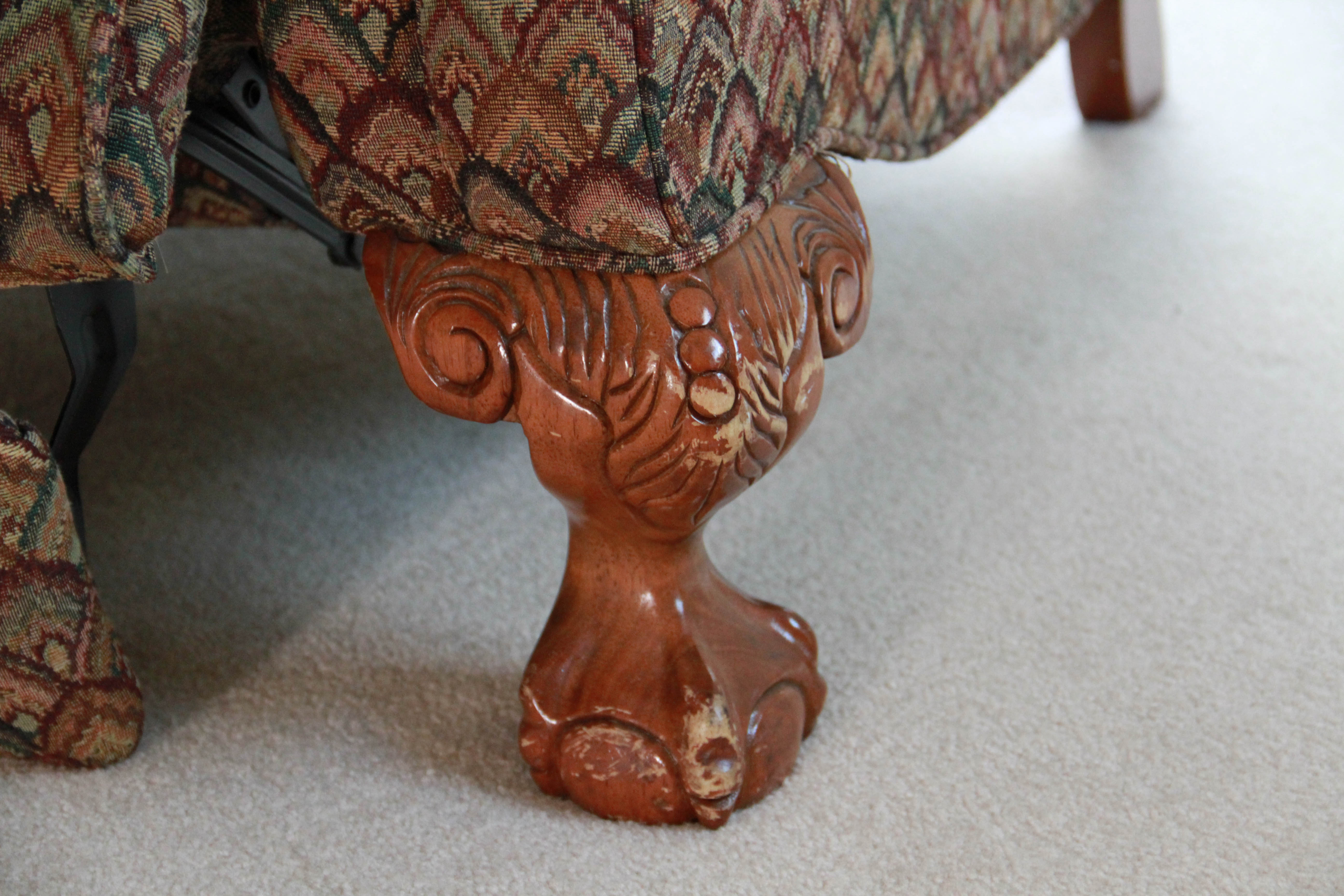 Lane Upholstered Wingback Recliner | EBTH