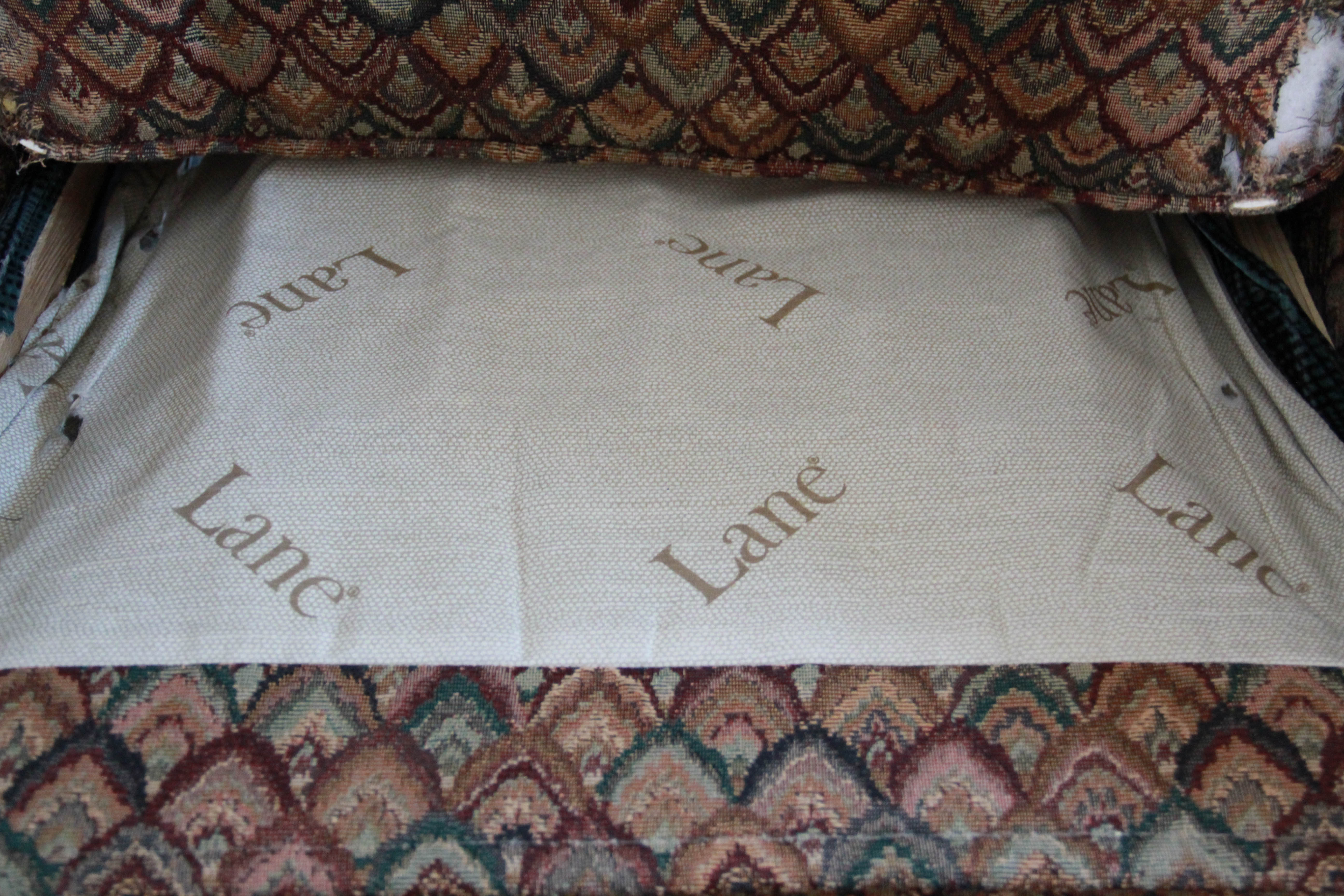 Lane Upholstered Wingback Recliner | EBTH