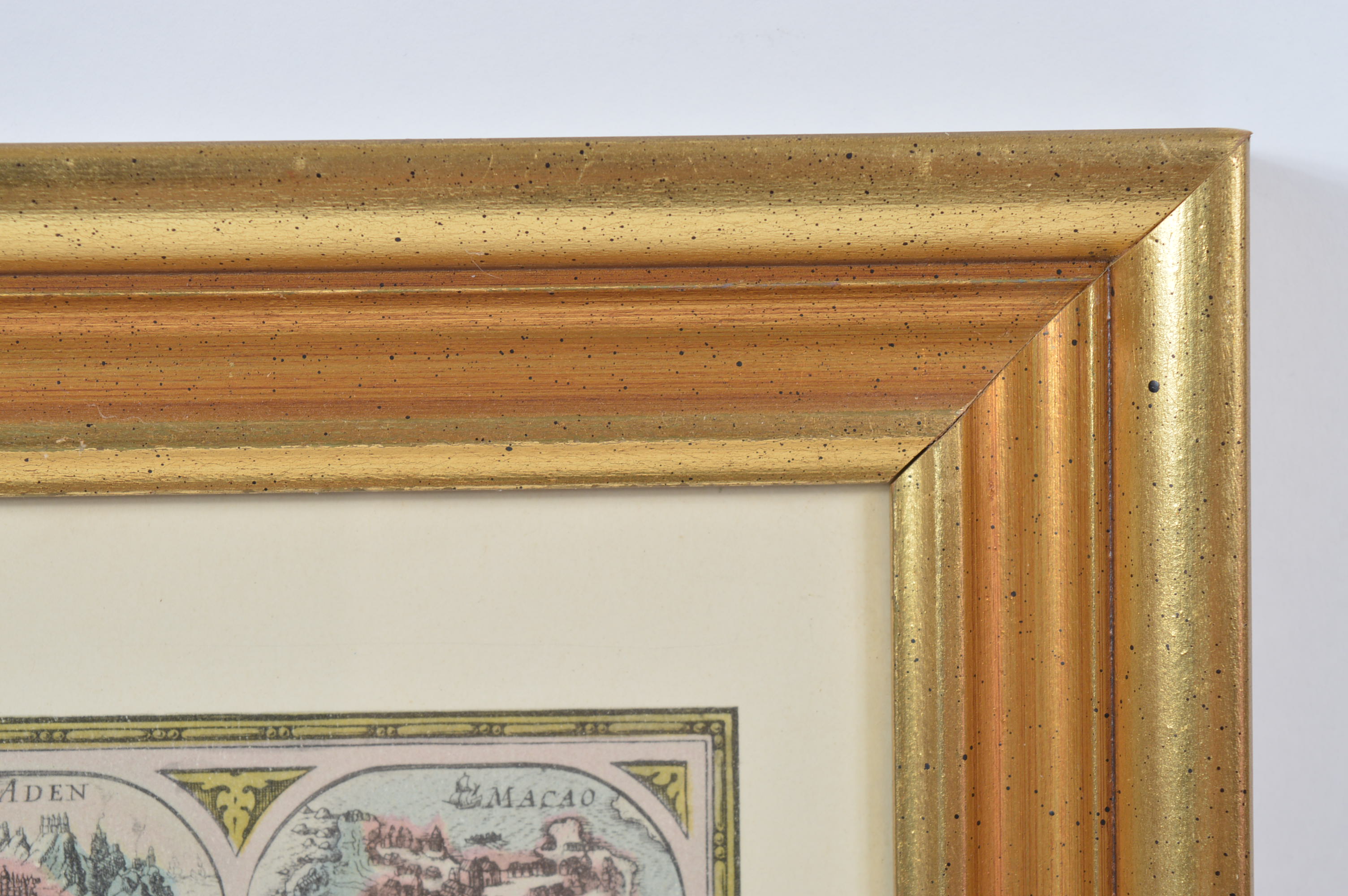 Vintage Lithographs of Hand Tinted Copper Plate Engravings of World ...