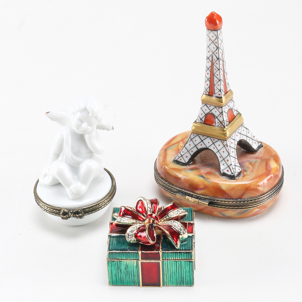 Collection of Trinket Boxes Featuring Monet | EBTH