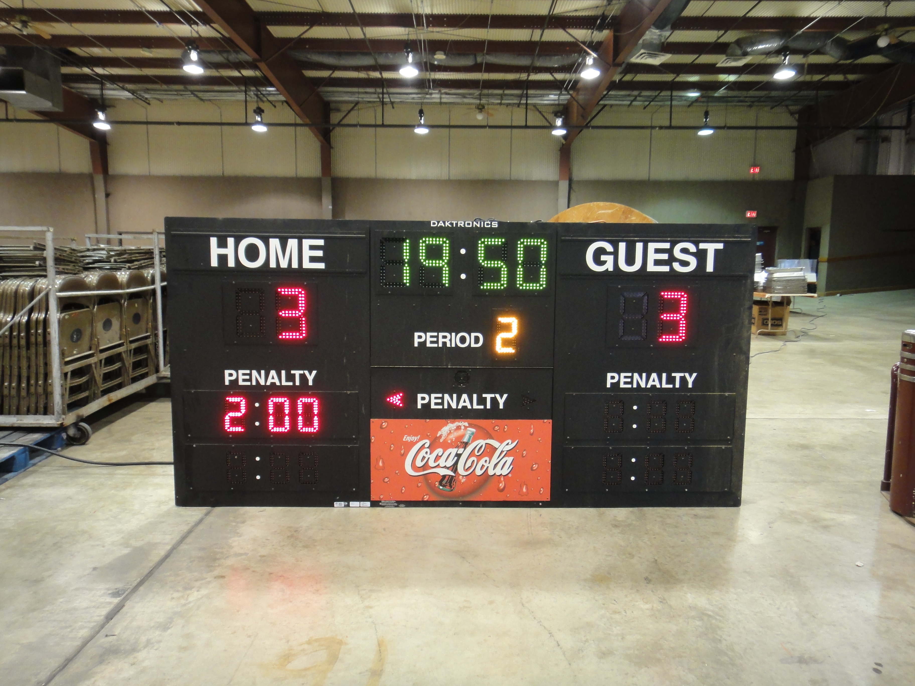 Daktronics LED Digital Scoreboard & 3000 Series Control Console | EBTH