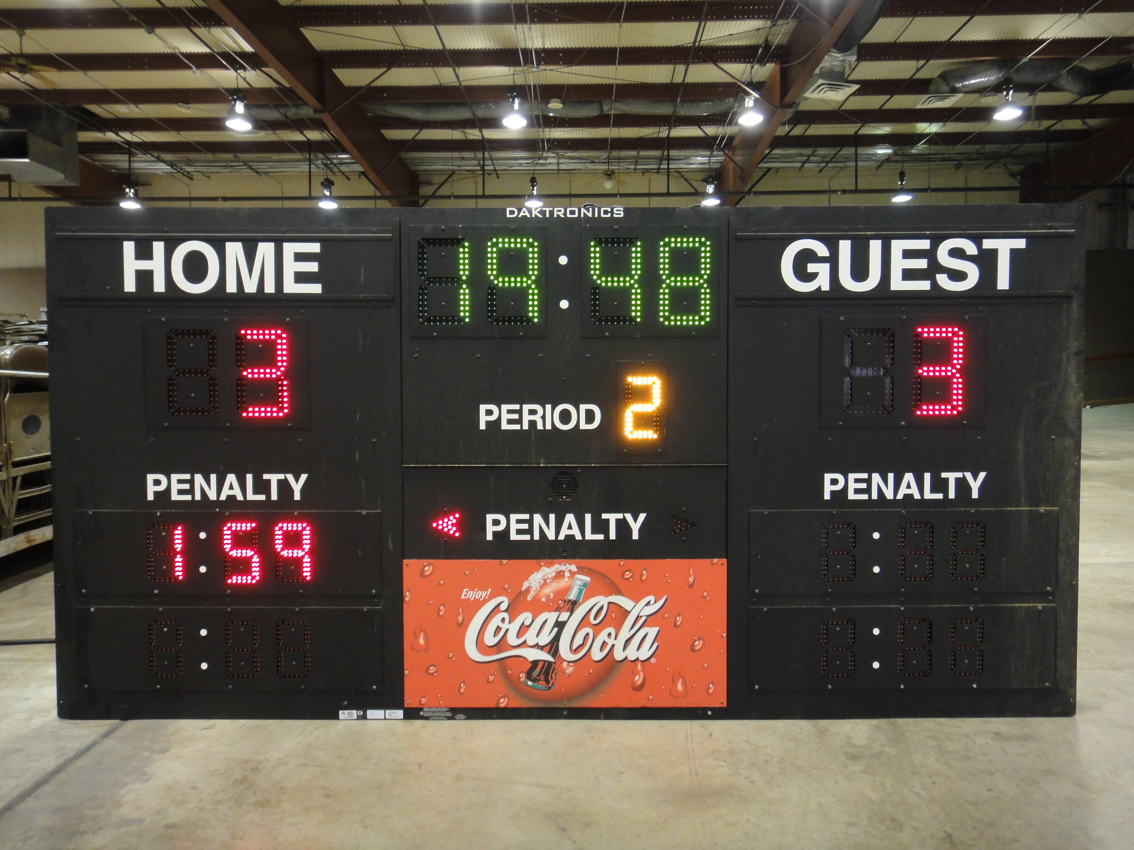 Daktronics LED Digital Scoreboard & 3000 Series Control Console | EBTH