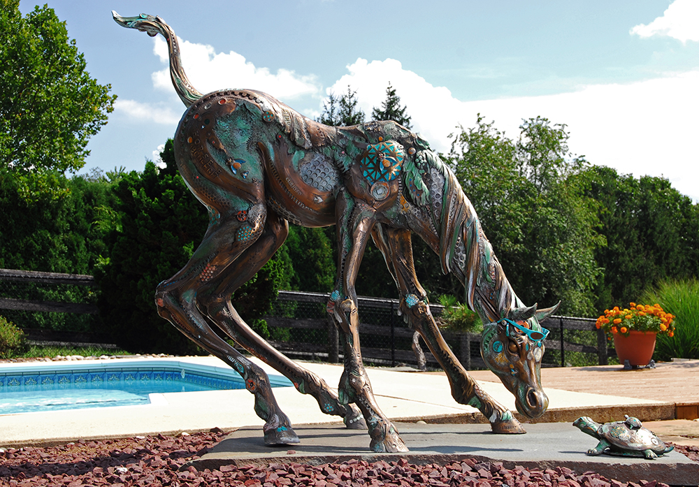 Nano Lopez Life Size Limited Edition Bronze "Curioso" Sculpture | EBTH