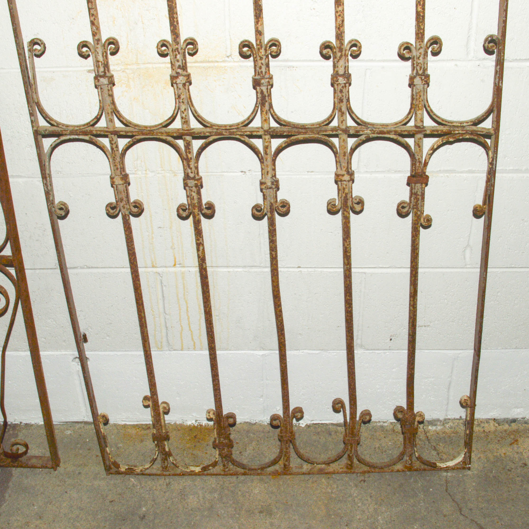 Two Wrought Iron Gate Pieces | EBTH