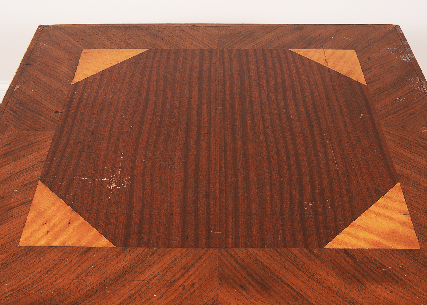 Inlaid Wood Folding Table | EBTH