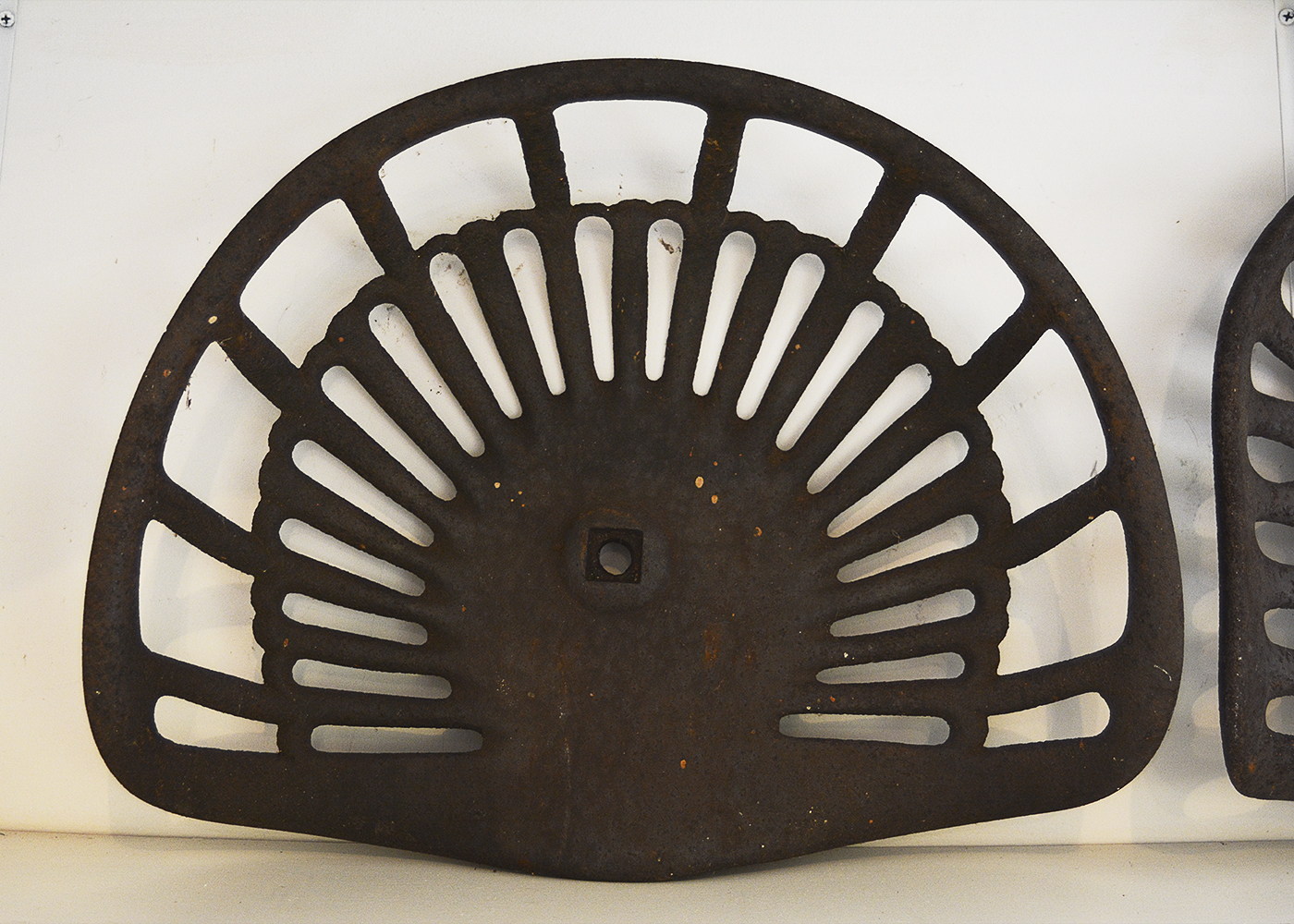 Five Vintage Cast Iron Tractor Seats | EBTH