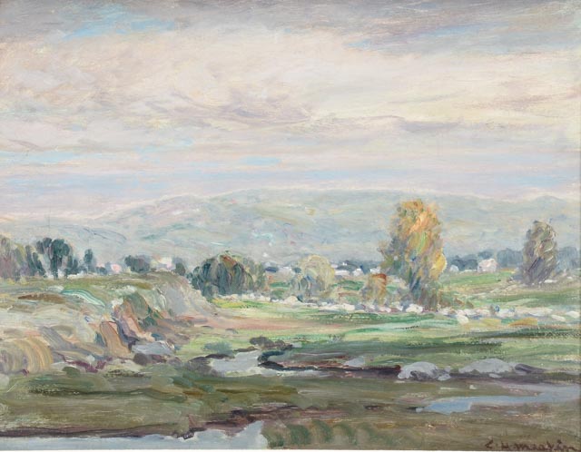 Lewis Henry Meakin Original Oil Landscape on Canvas | EBTH