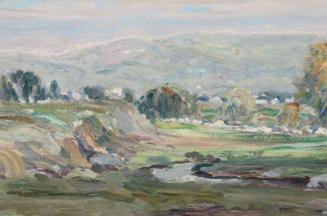 Lewis Henry Meakin Original Oil Landscape on Canvas | EBTH