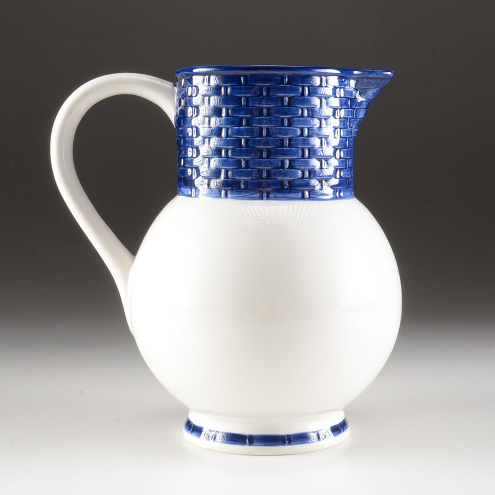 Tiffany & Co. "Basket Weave" Pitcher and Bowl | EBTH