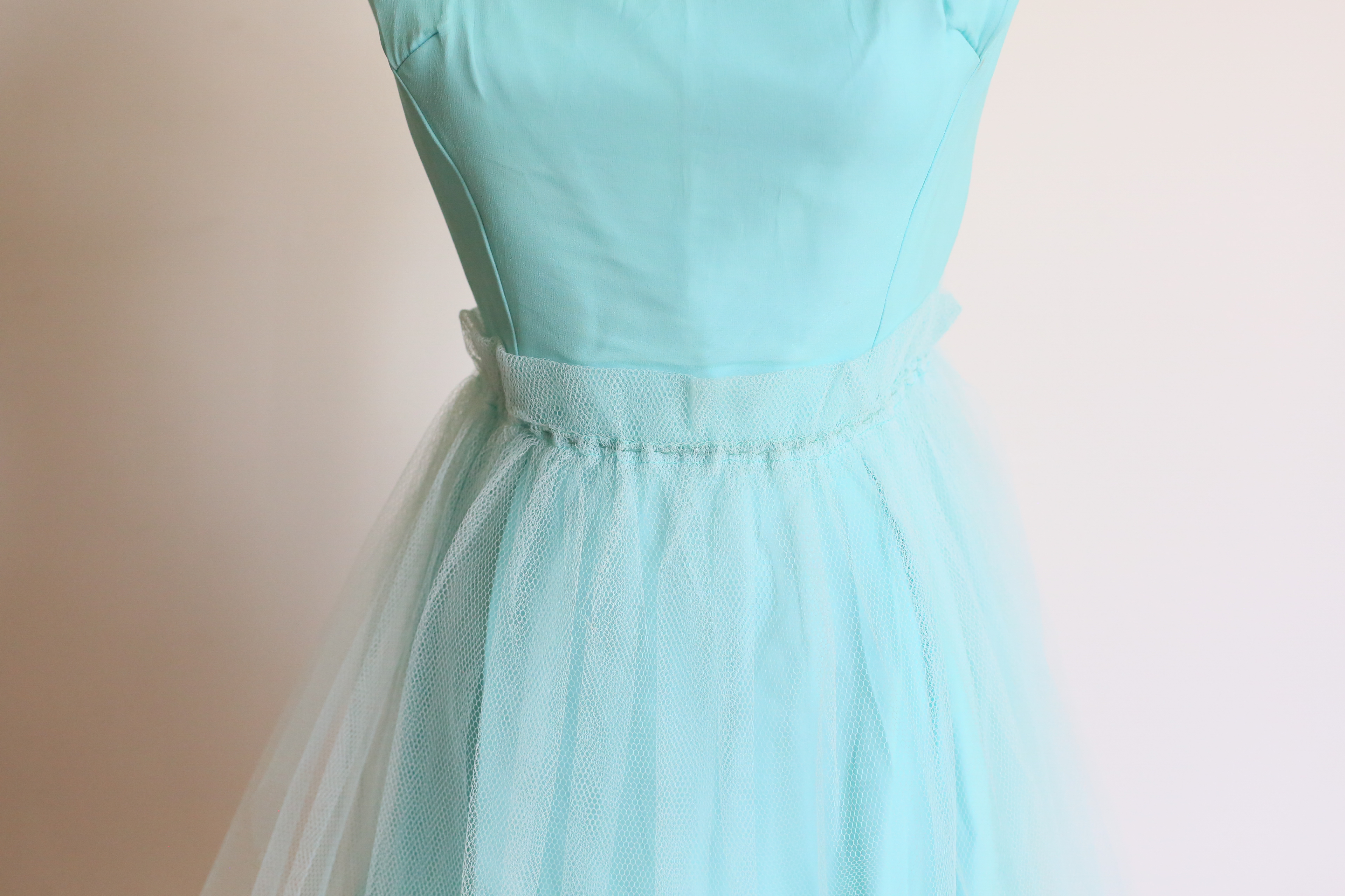 Three Vintage 1950's Baby Blue Tulle Dresses | EBTH