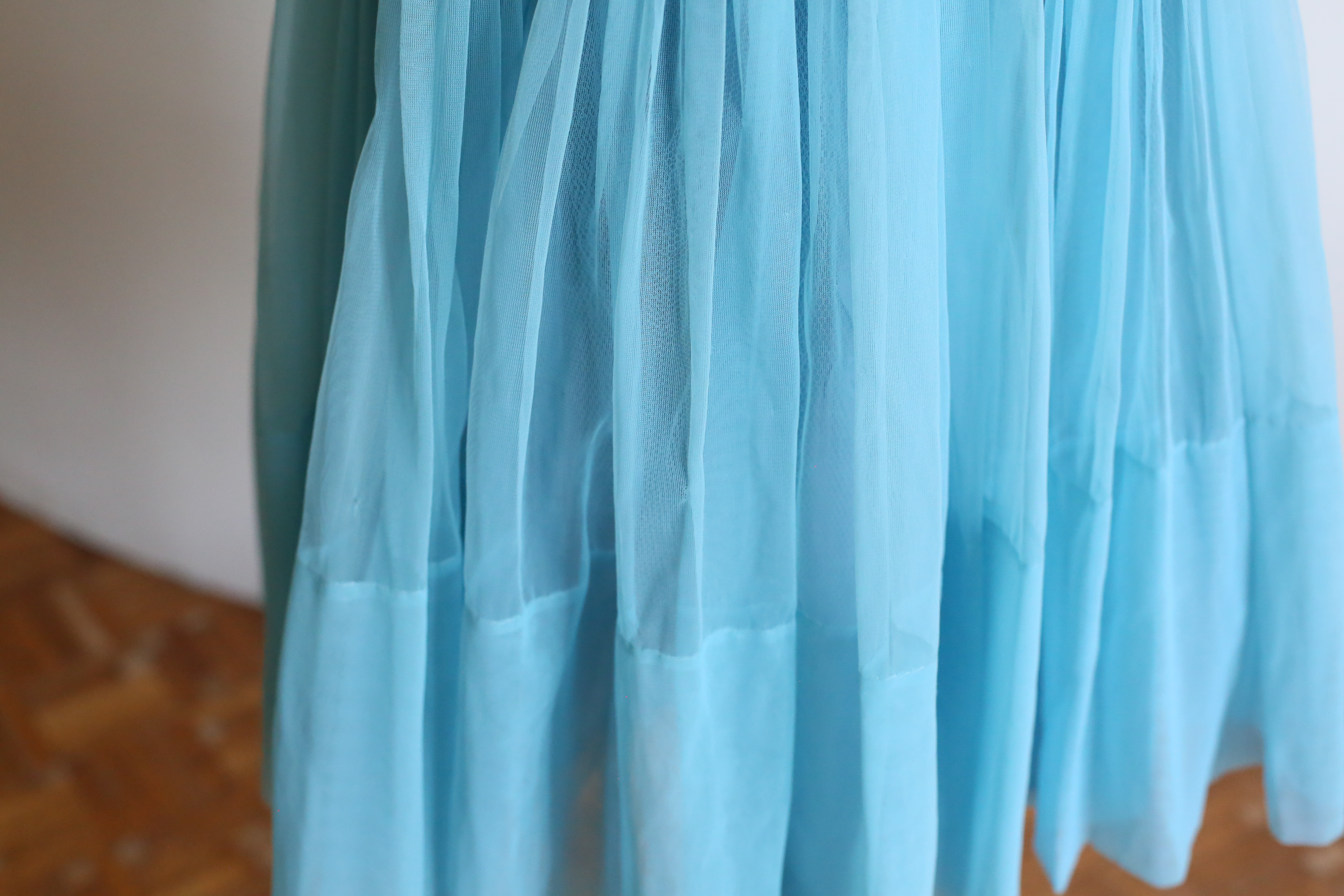 Three Vintage 1950's Baby Blue Tulle Dresses | EBTH