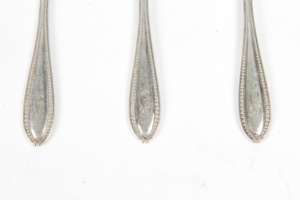 Collection of Sterling Spoons, Spreaders and a Serving Utensil | EBTH