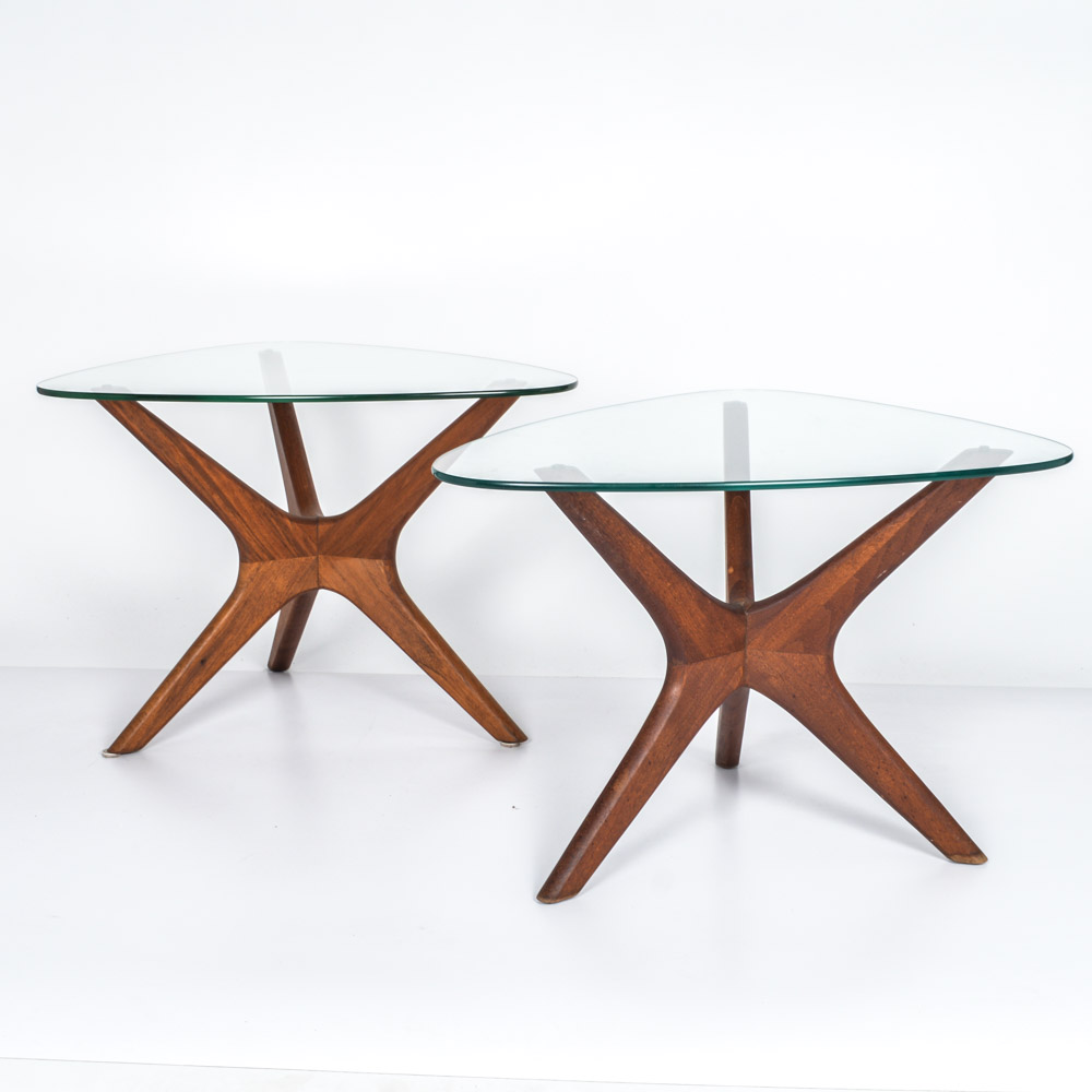 Two Adrian Pearsall Jacks End Tables | EBTH