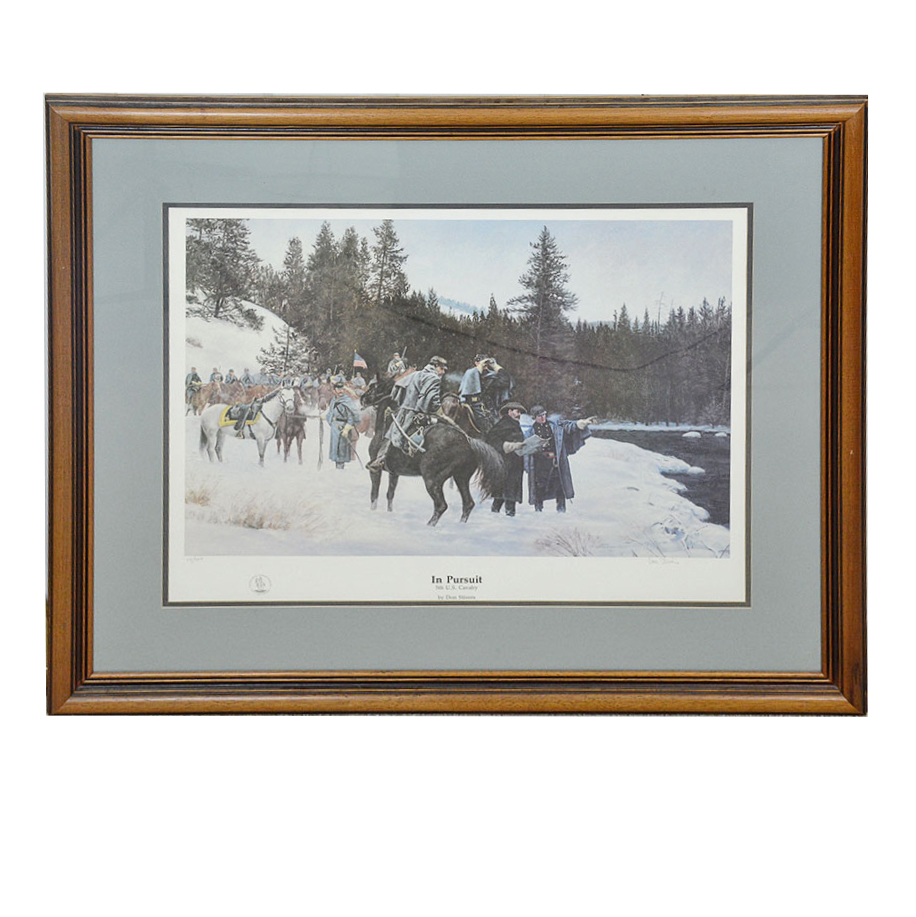 Don Stivers Framed and Signed Print "In Pursuit" | EBTH