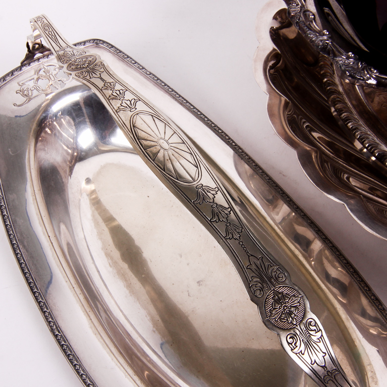 Assortment of Silver Plate Tableware | EBTH